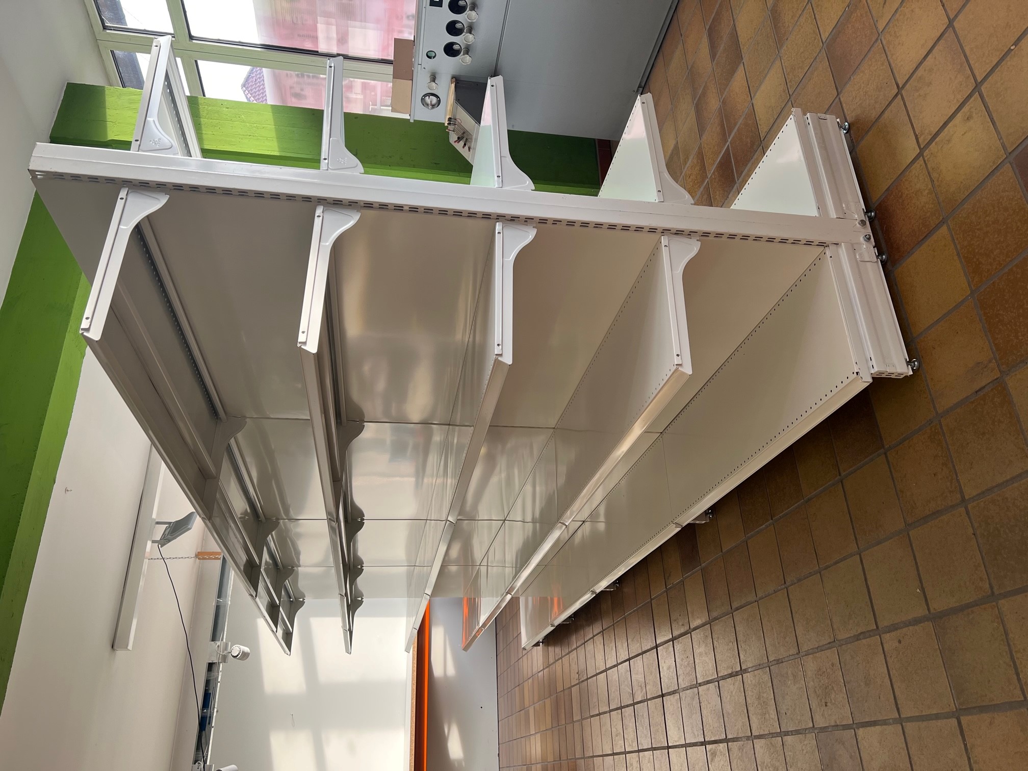 70 Lfm Gondelregal Shopregal Supermarktregal Mittelraumregal ...