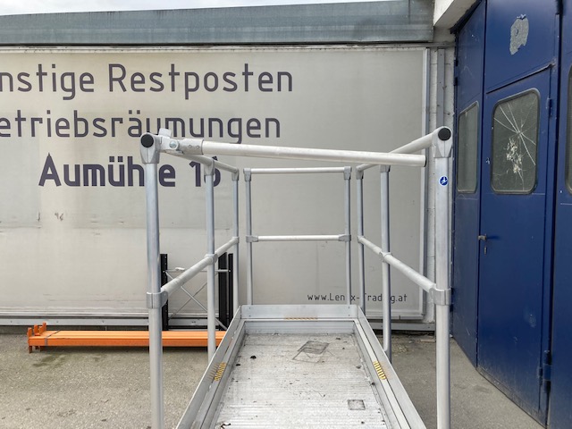 Aluminium Podest 1 Stufen | P2916