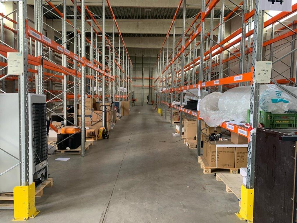 225 linear metres of DUWIC pallet racking | P10100